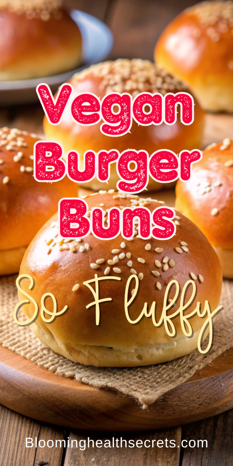 Homemade Vegan Burger Buns | Easy & Fluffy Recipe - Blooming Health Secrets
