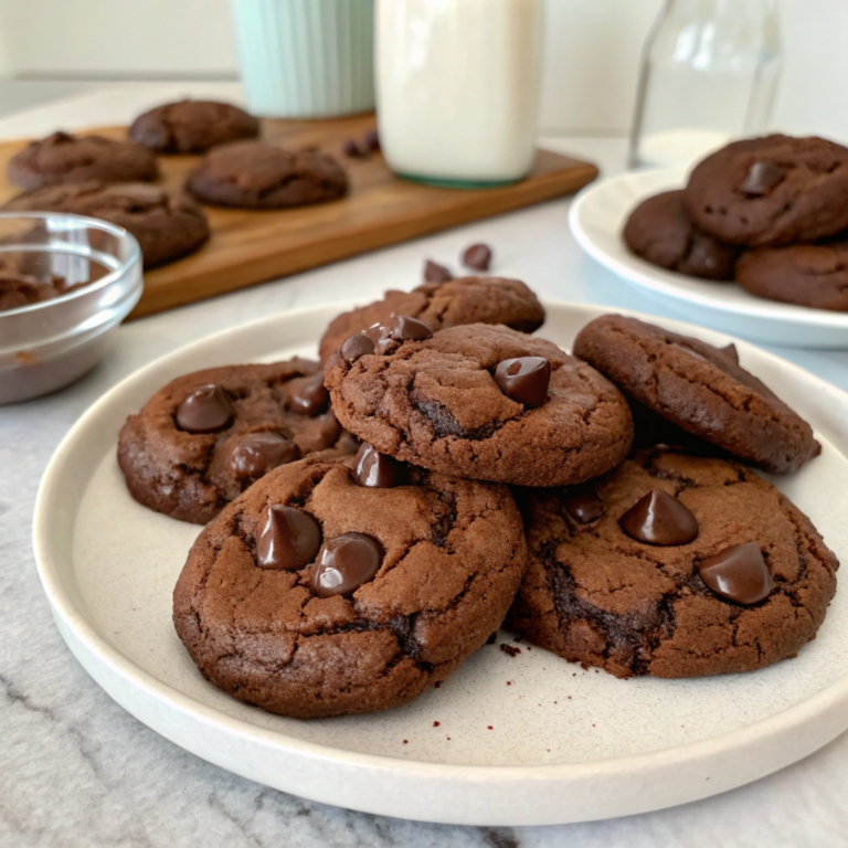 The Best Chewy Double Chocolate Fudge Cookies Recipe - Blooming Health ...