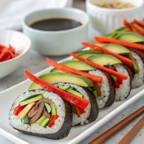 Vegan Sushi Rolls - Delicious And Easy To Make! - Blooming Health Secrets