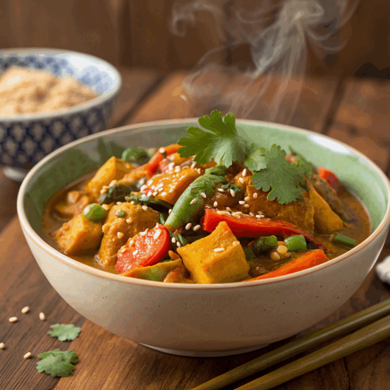 Vegetarian Chinese Curry | Instant One-Pot Recipe - Blooming Health Secrets