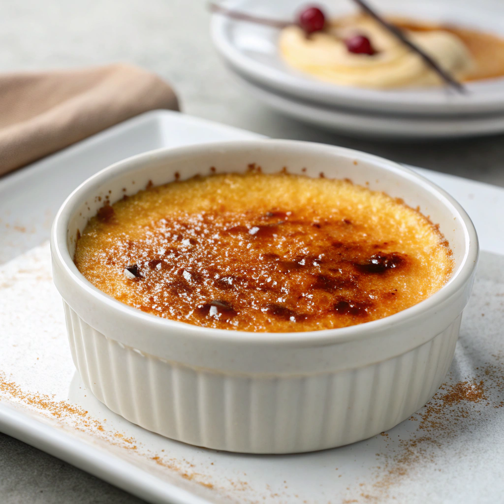 Easy Vegan Crème Brûlée Recipe - Blooming Health Secrets
